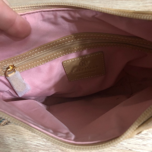 Cole Haan | Bags | Cole Haan Sarah Straw Sp6 Shoulder Bag Purse | Poshmark